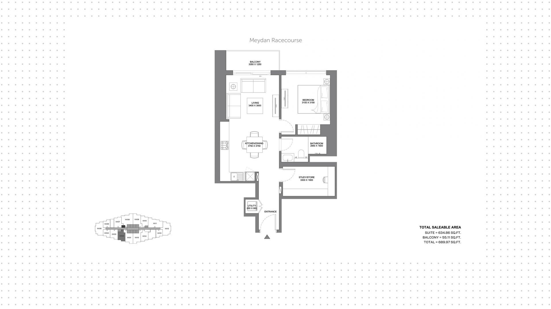 340 Riverside Crescent is the next tower of the Riverside Crescent ...